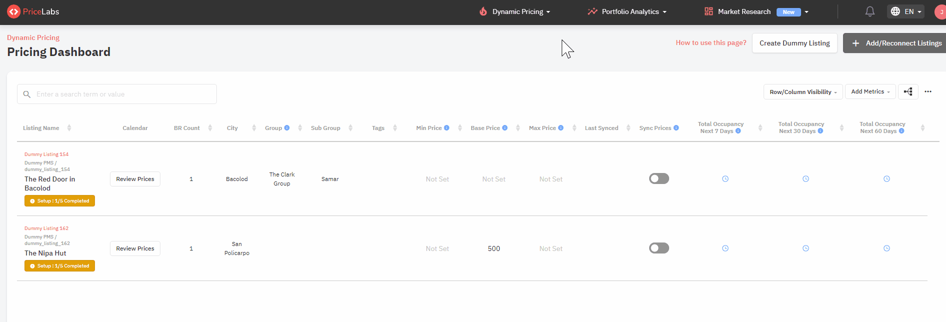 Creating and Using Min Stay Profiles