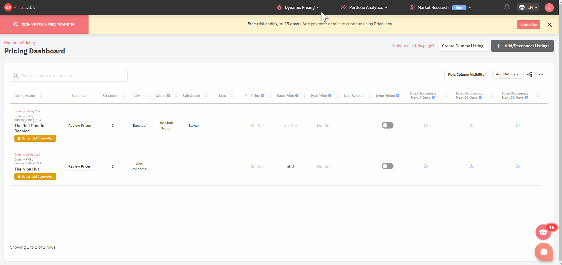 Creating and Using Min Stay Profiles
