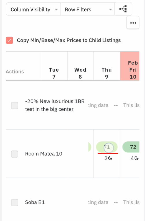 Understanding the PriceLabs Multicalendar